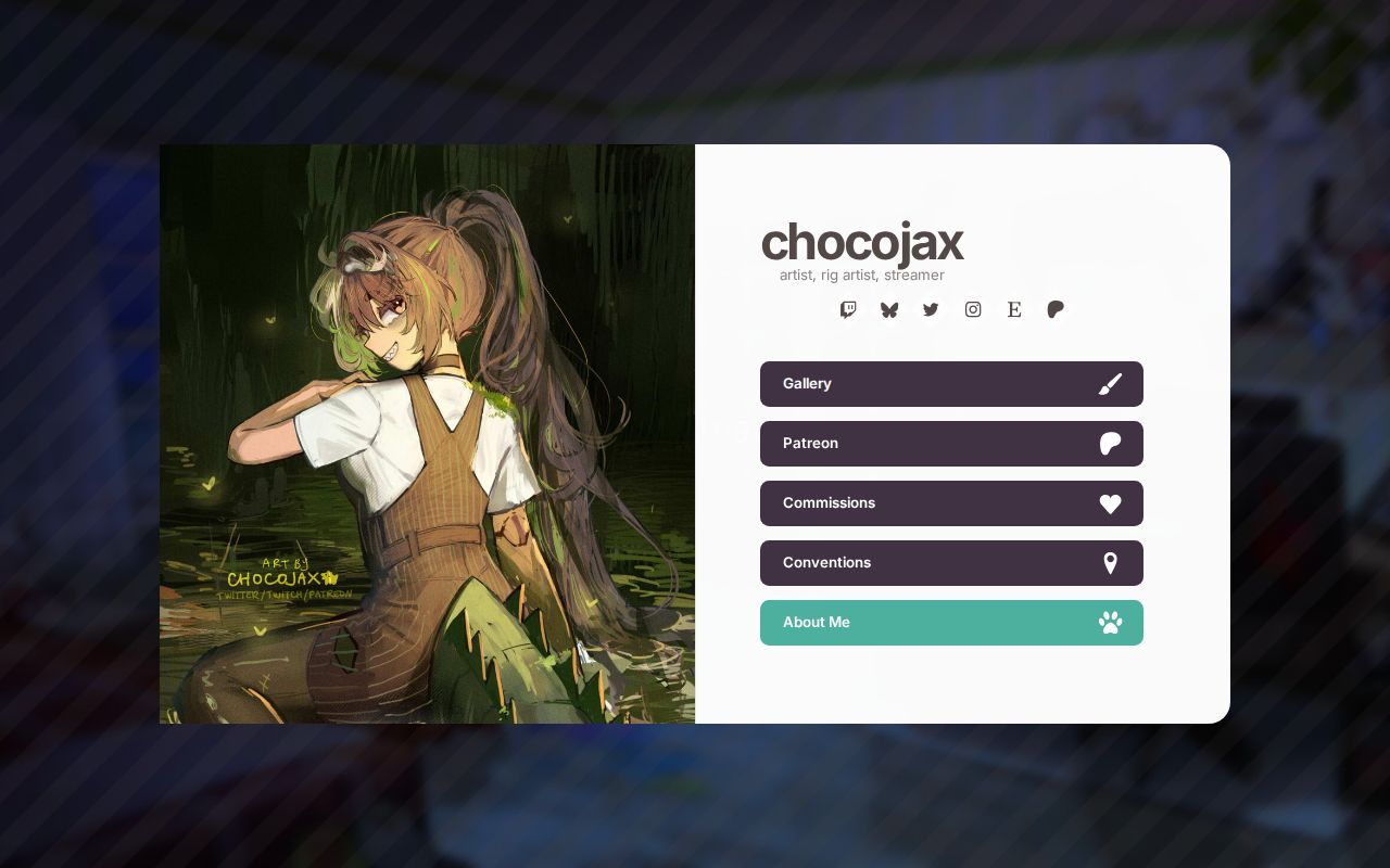 chocojax · artist, rig artist, vtuber